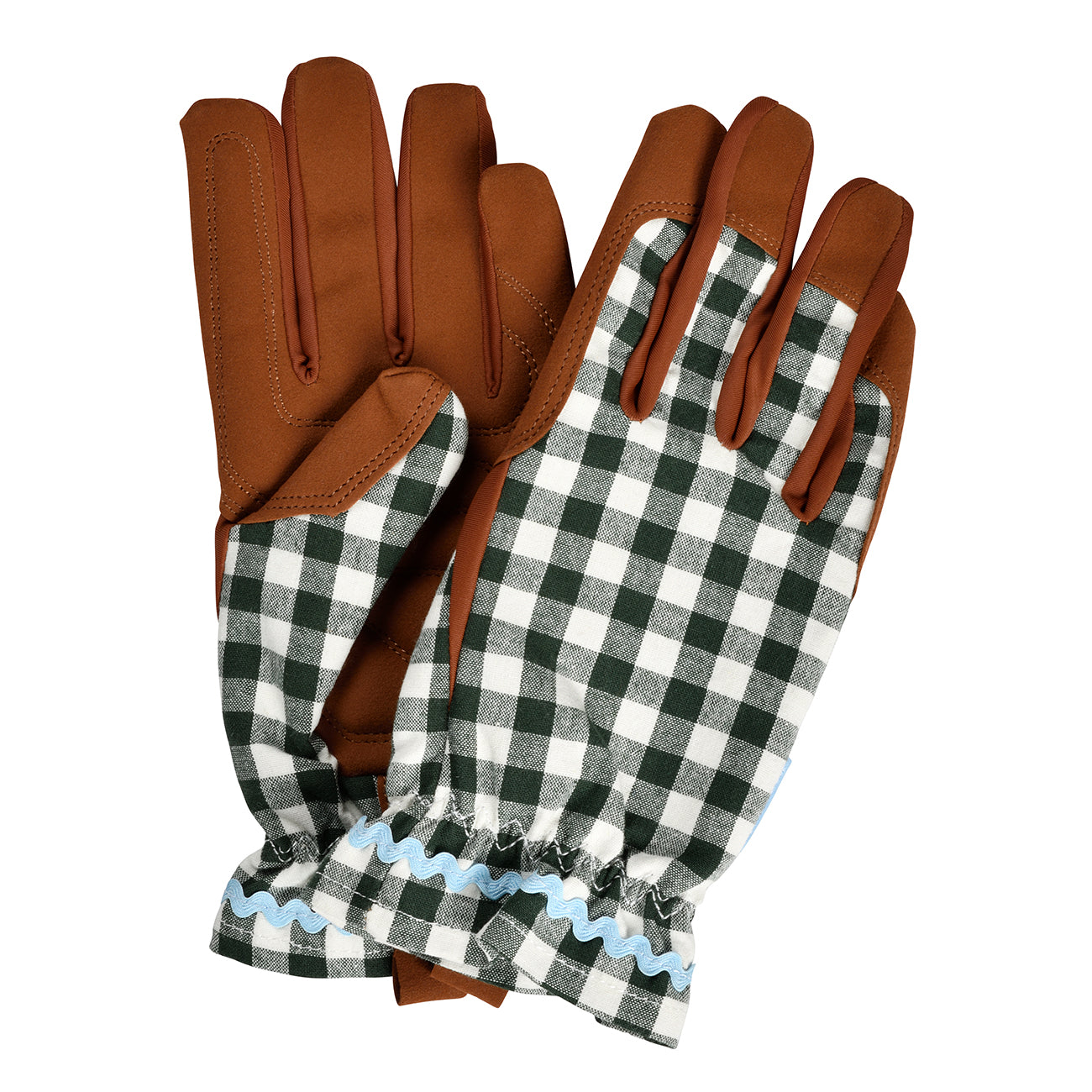 Collector gardening gloves, heritage green check | Burgon & Ball ...