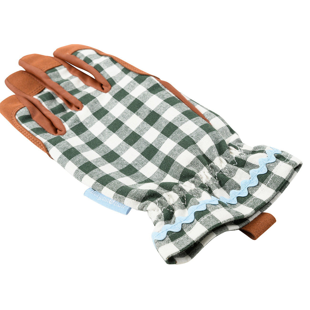 Collector gardening gloves, heritage green check | Burgon & Ball ...