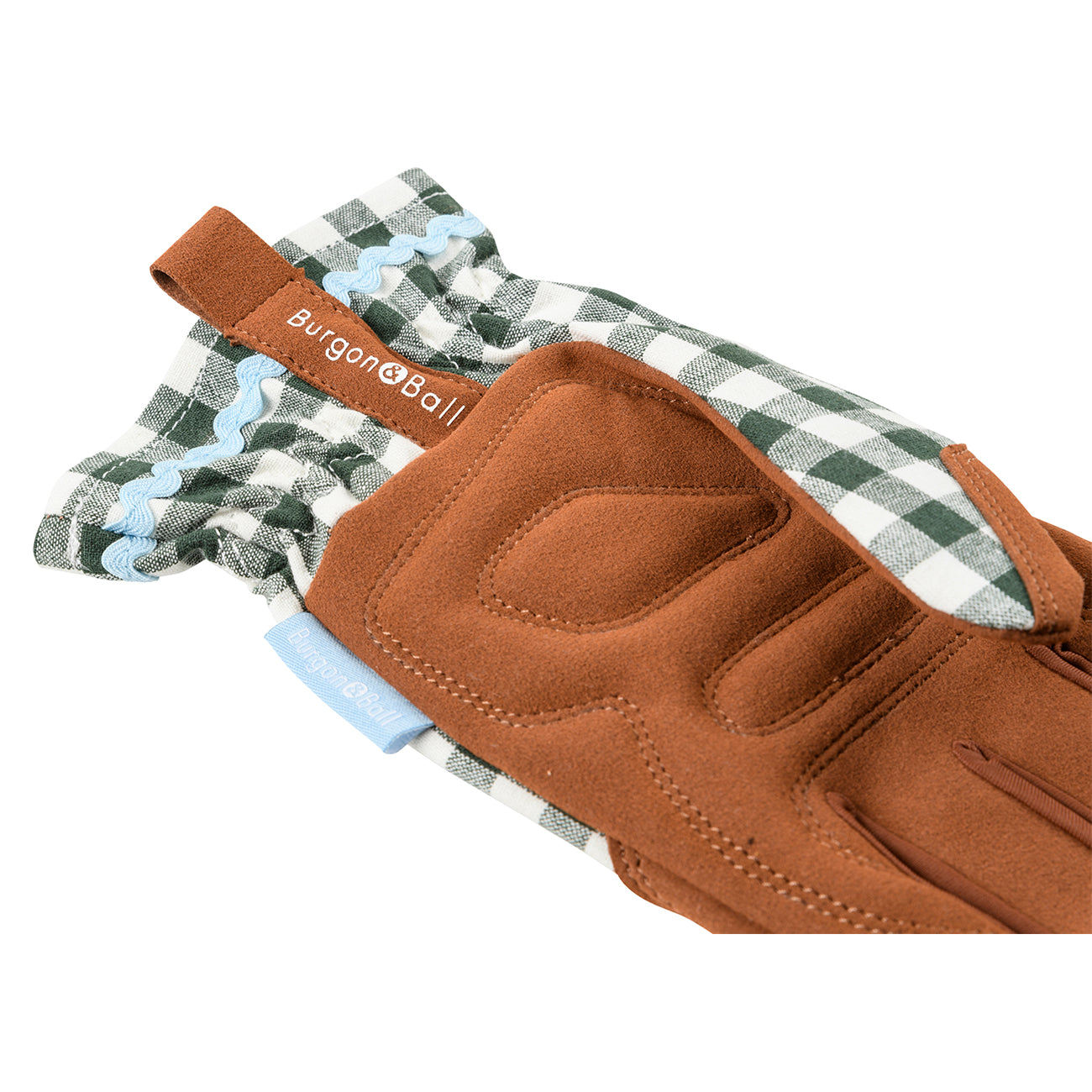 Collector gardening gloves, heritage green check | Burgon & Ball ...