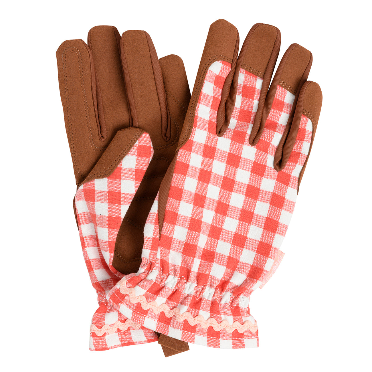 Collector gardening gloves, red check | Burgon & Ball – Burgon and Ball