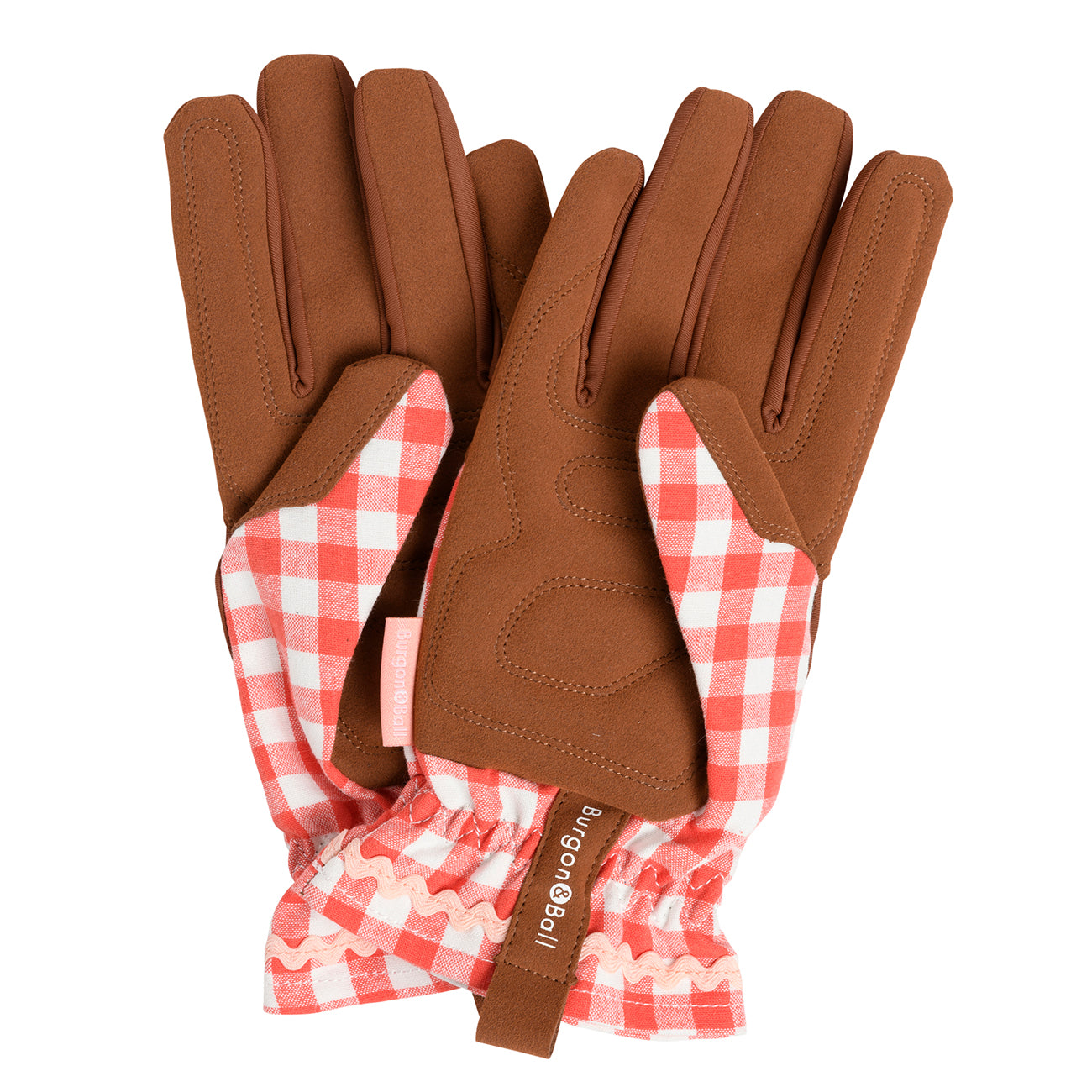 Collector gardening gloves, red check | Burgon & Ball – Burgon and Ball