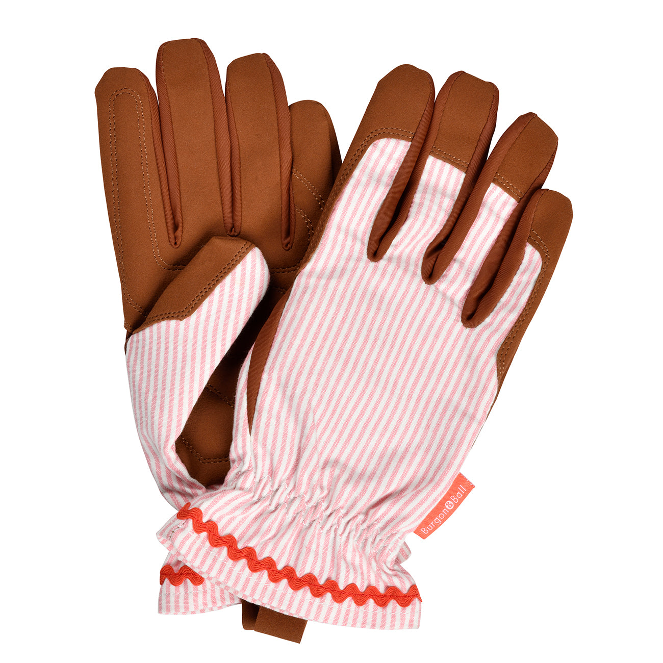 Collector gardening gloves, blush stripe | Burgon & Ball – Burgon and Ball