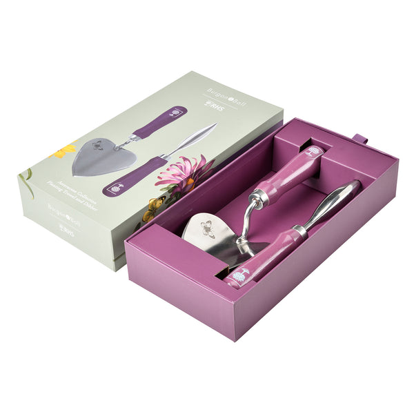 RHS Gifts Asteraceae Planting Trowel & Dibber Set | Burgon & Ball ...
