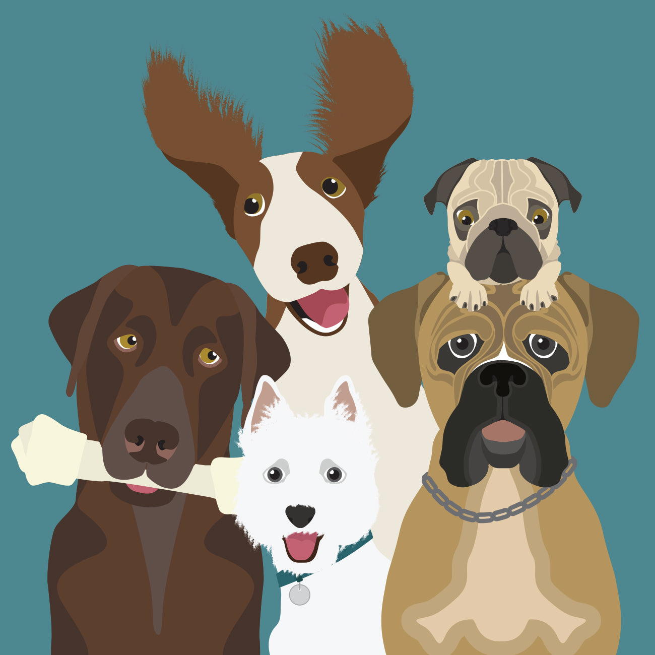 "The Rabble" Dog Tin | Burgon & Ball – Burgon and Ball