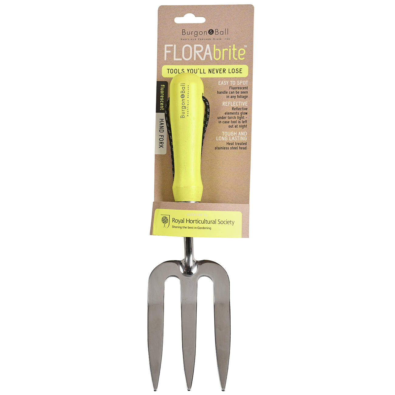 FloraBrite® Yellow Hand Fork | Burgon & Ball – Burgon and Ball
