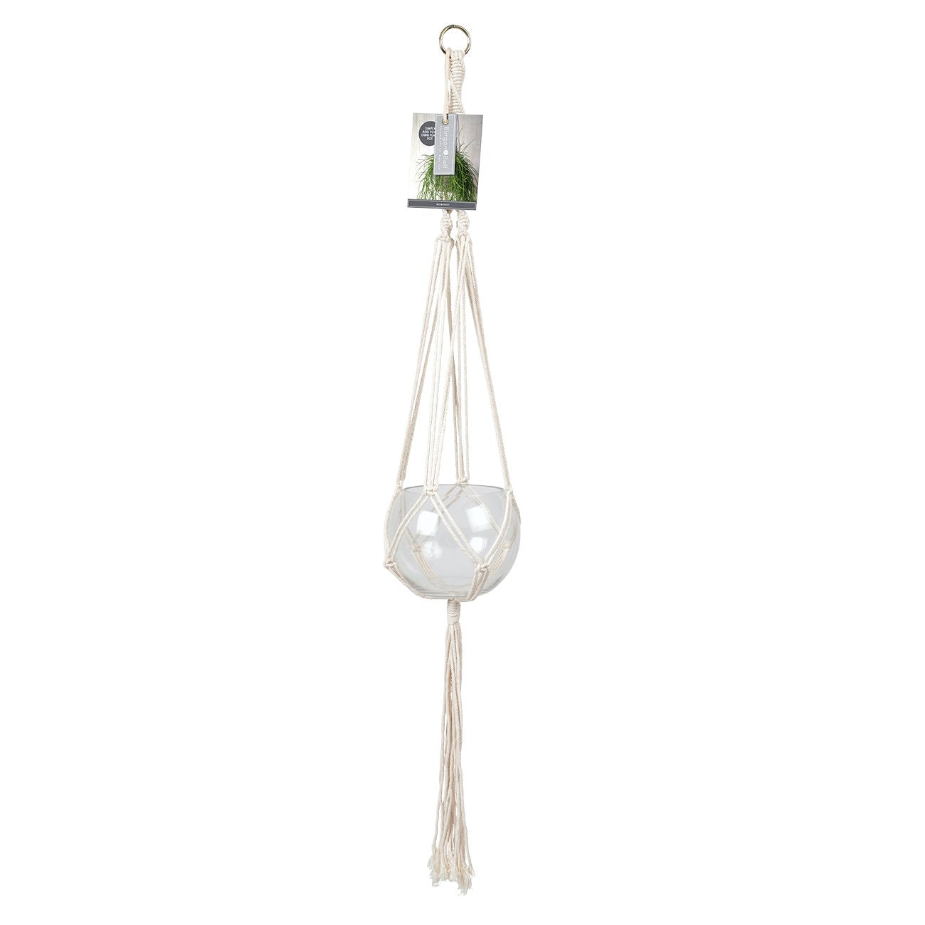 Macramé Plant Pot Hanger - Monterey | Burgon & Ball – Burgon and Ball