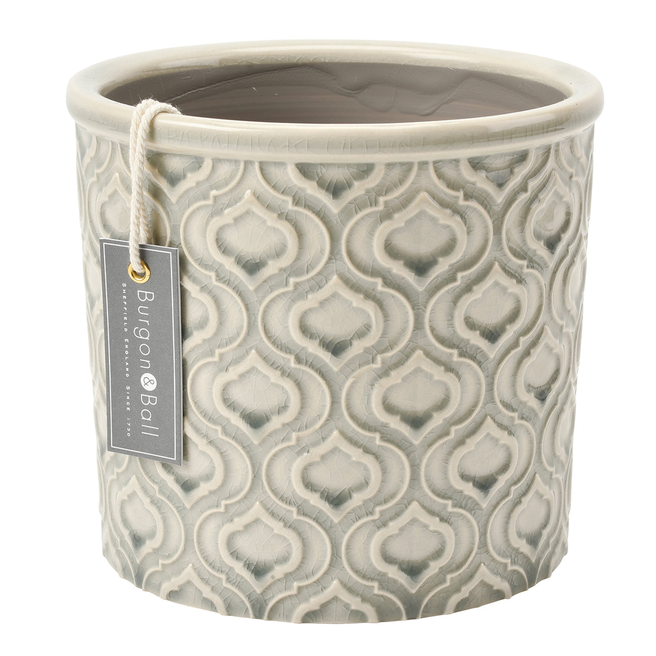 Venetian Grey Glazed Pot - Large | Burgon & Ball – Burgon and Ball