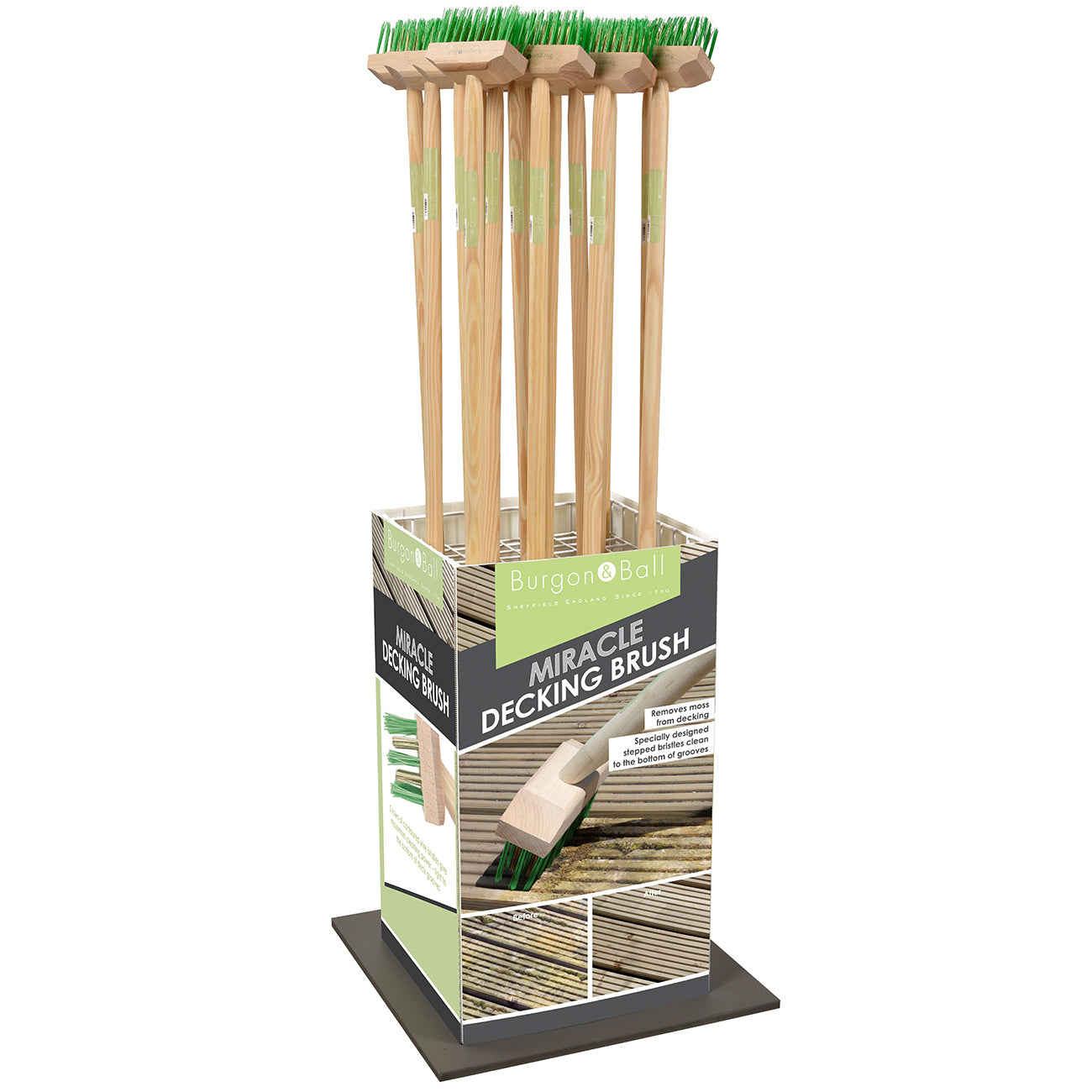 Miracle Decking Brush Display Stand – Burgon and Ball