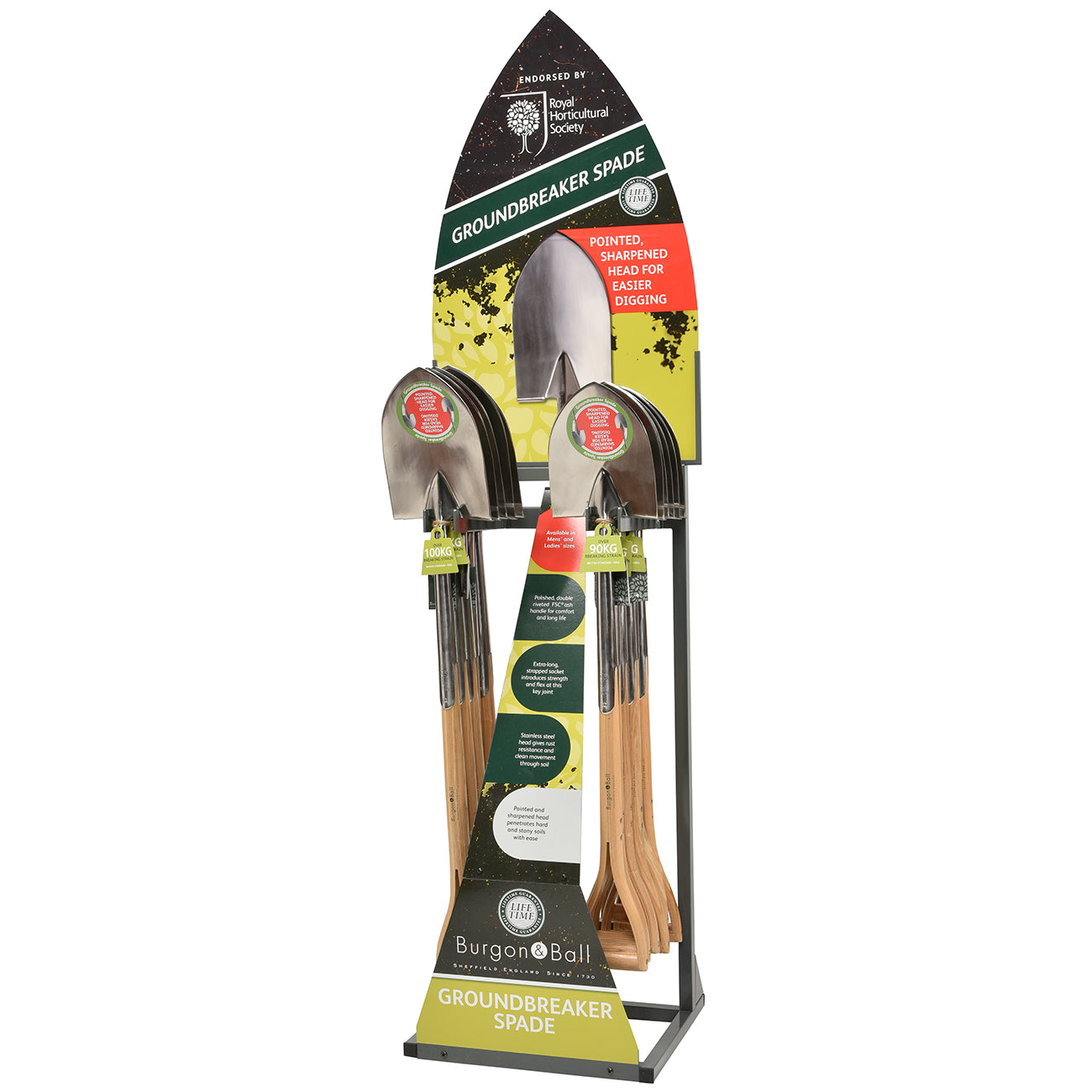 Groundbreaker Spade Display Stand | Burgon & Ball – Burgon and Ball