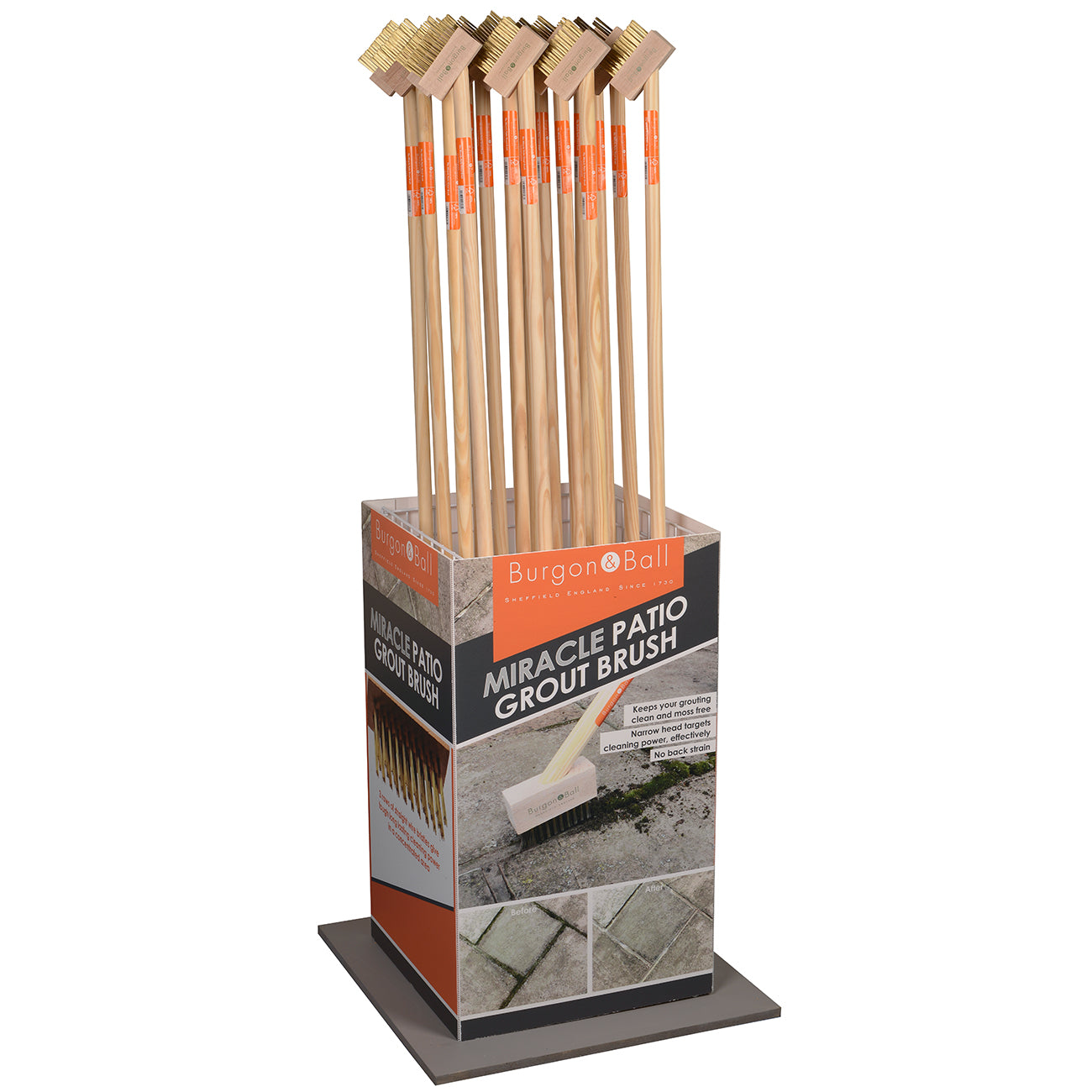 Miracle Patio Grout Brush Display Stand – Burgon and Ball