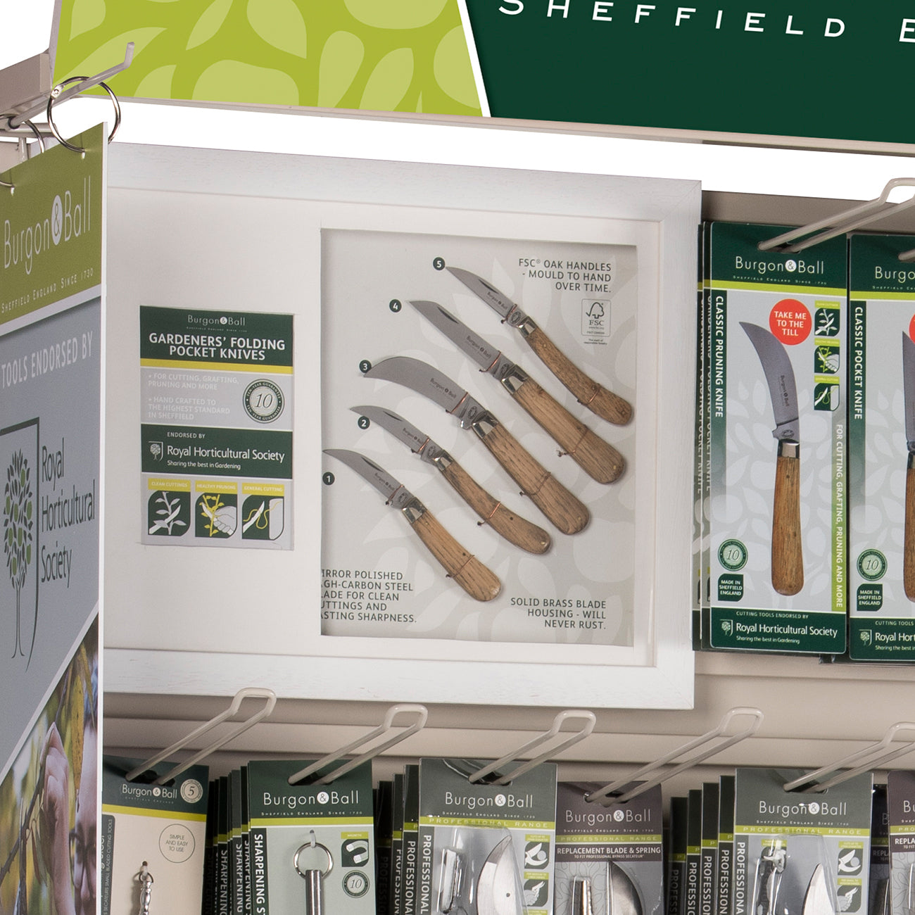 RHS Hand Cutting Tools Display Stand – Burgon and Ball