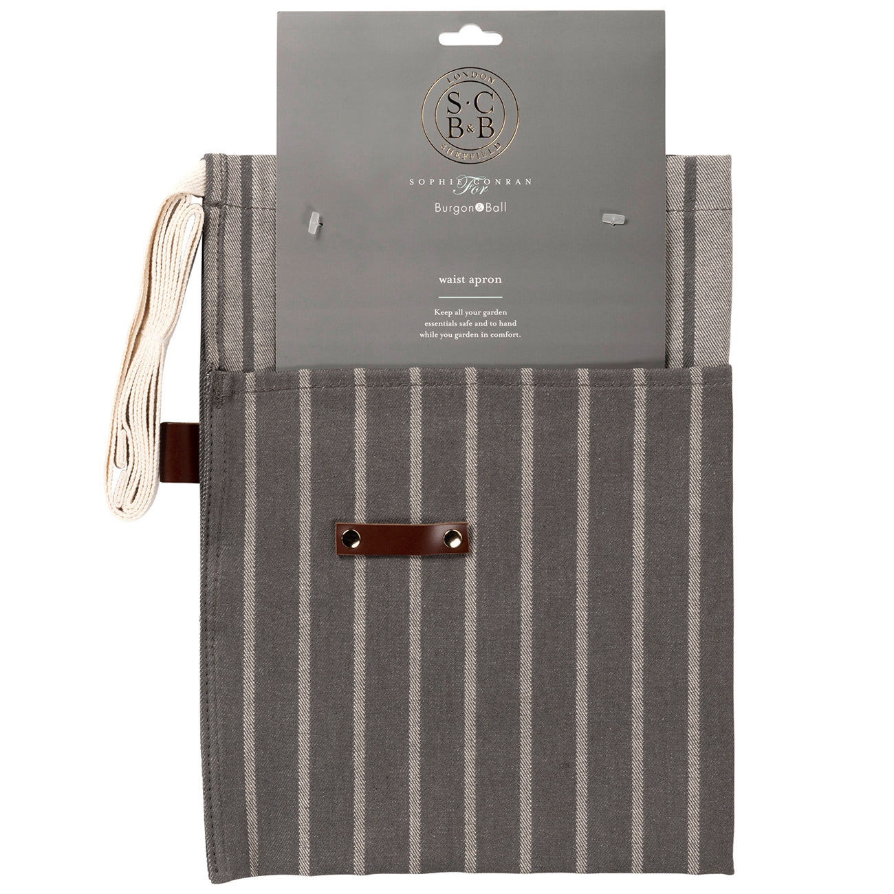 Sophie Conran Waist Apron - Grey | Burgon & Ball – Burgon and Ball