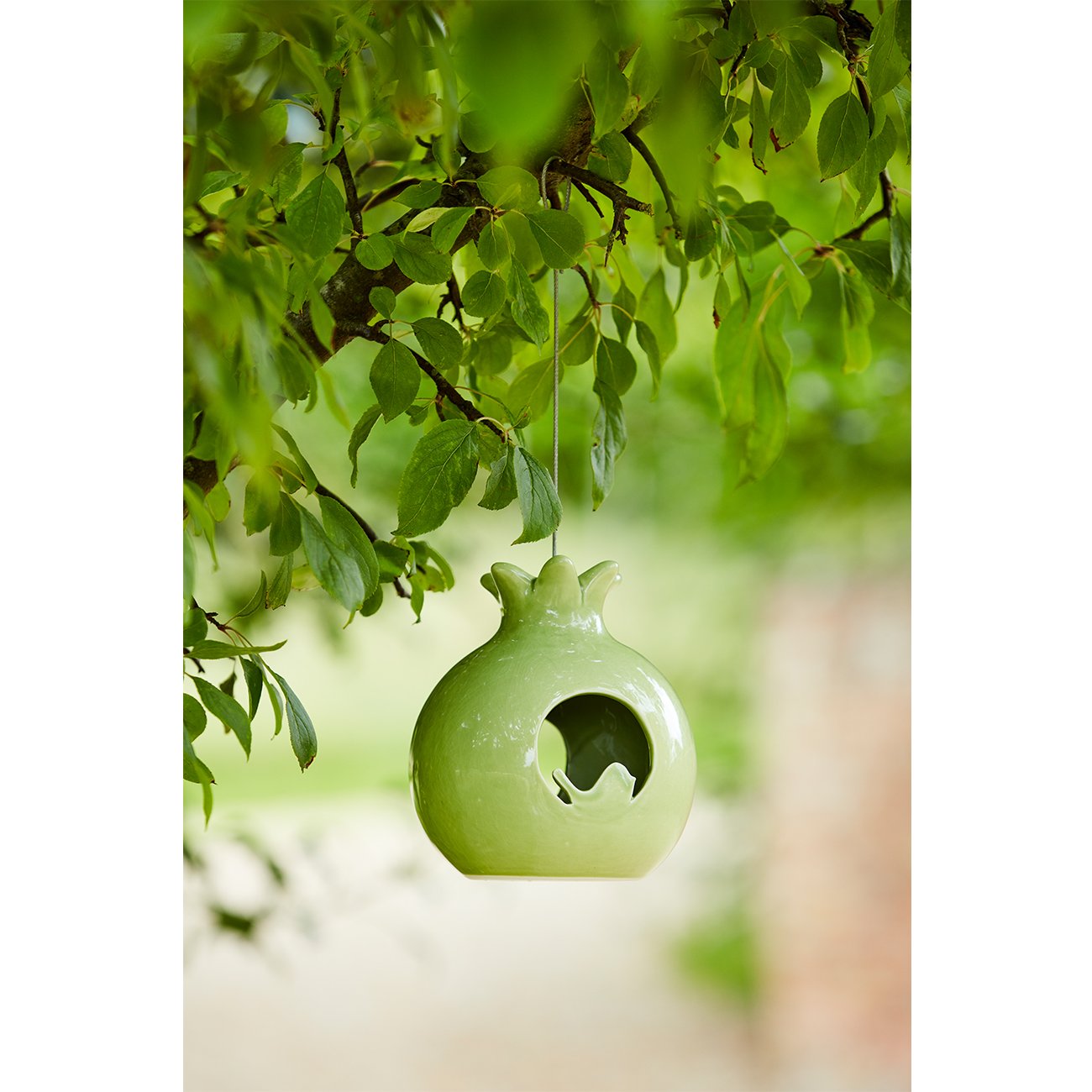 Sophie Conran Ceramic Bird Feeder - Pomegranate | Burgon & Ball ...