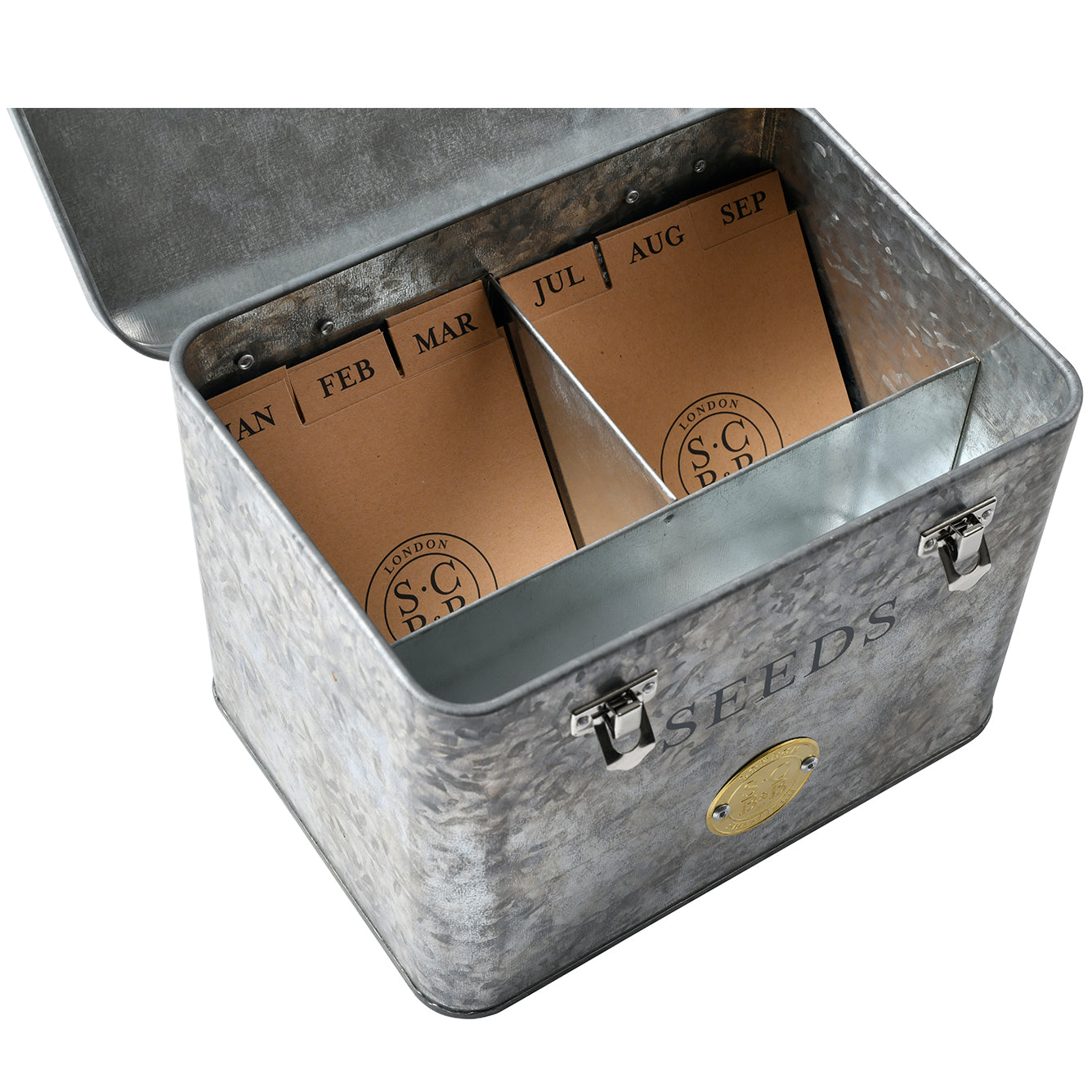 Sophie Conran Galvanized Seed Organiser | Burgon & Ball – Burgon and Ball